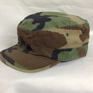 Accessories | Authentic Military Bdu Camouflage Cap | Poshmark